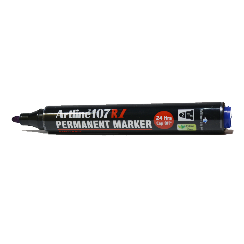 107RI Permanent Marker | Refillable Waterproof Marker